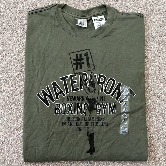 Old Navy | Shirts | Vintage Old Navy Boxing Gym Tshirt Waterfront ...